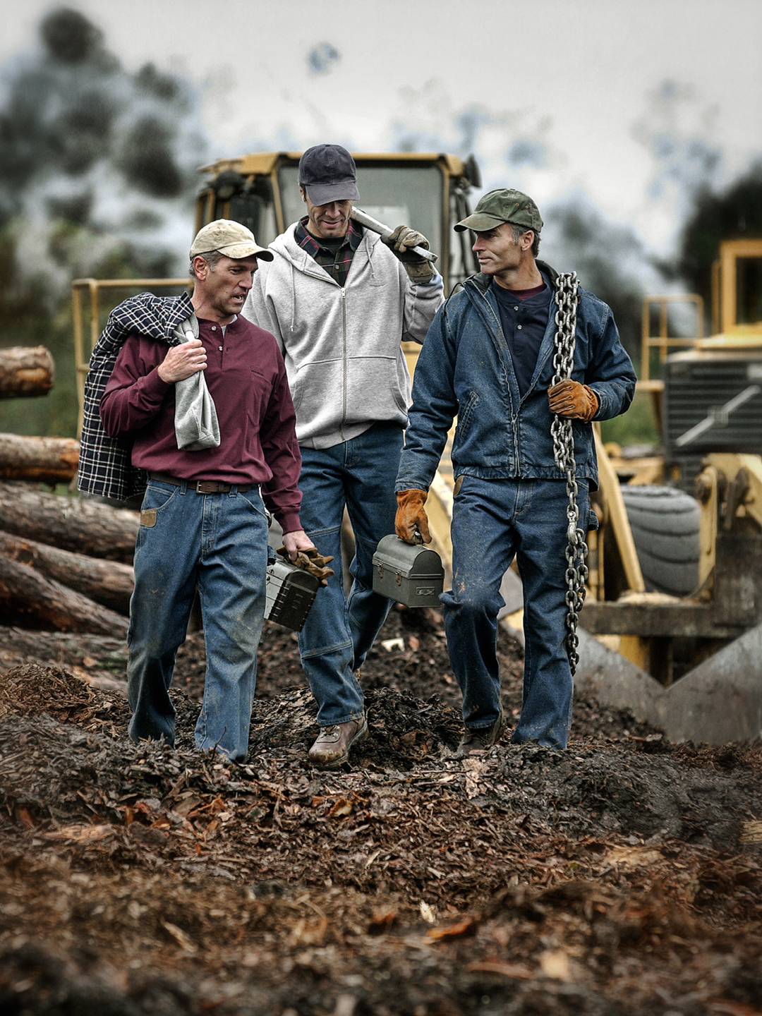 Sawmill Workers – Dan Routh Photography