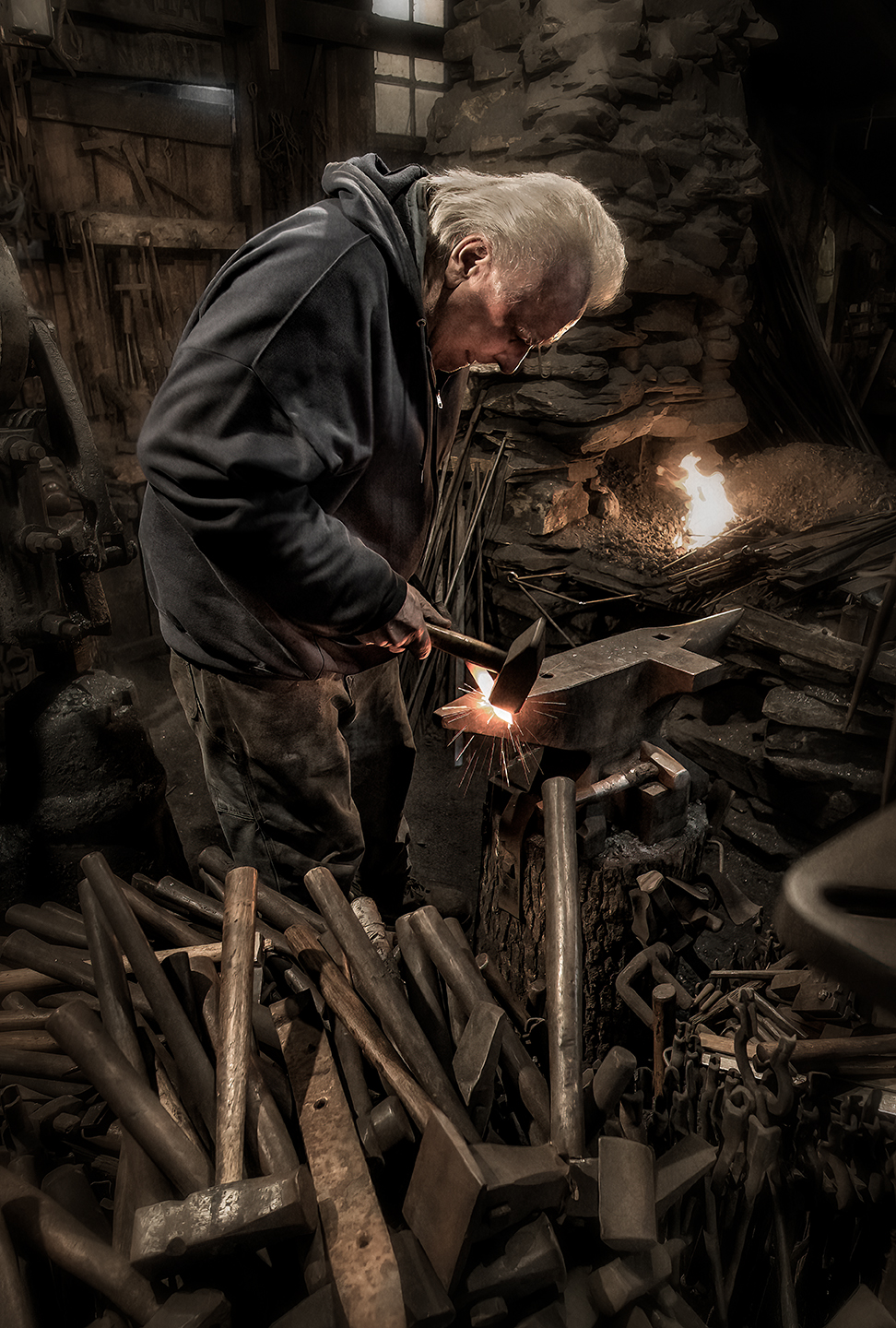 Cold Day at the Forge – Dan Routh Photography