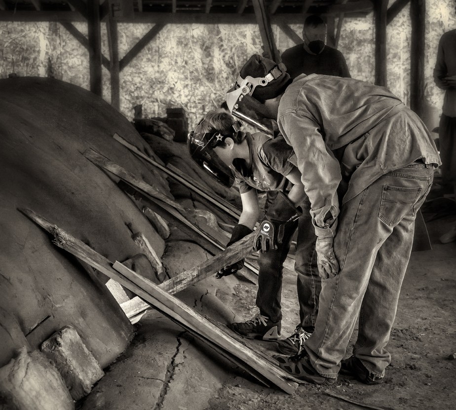 Firing The Kiln, Joseph Sand Pottery – Dan Routh Photography