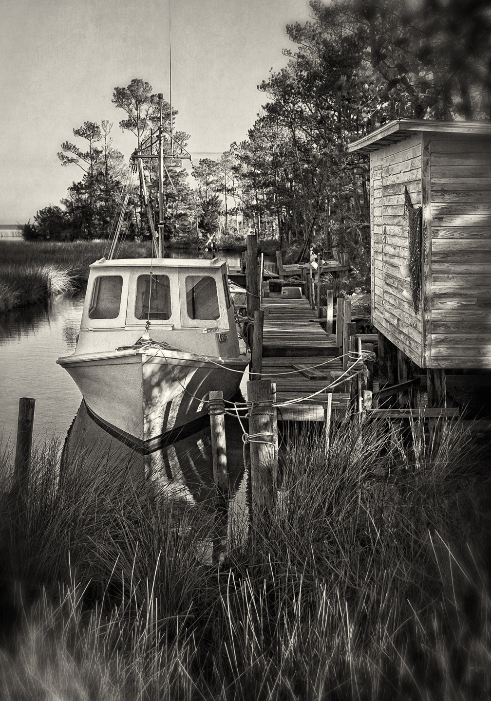 Salt Marsh Dock – Dan Routh Photography