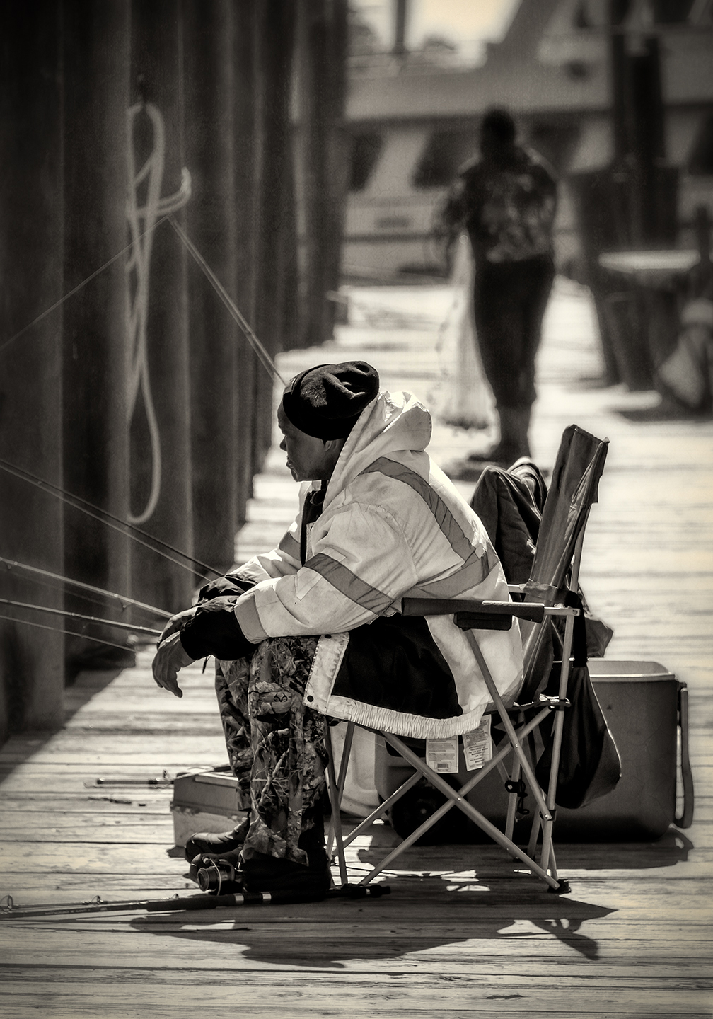 Fishing from the Dock – Dan Routh Photography